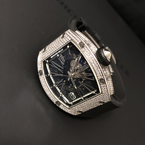 理查德米勒RM023白金后加满天星高配钻手表